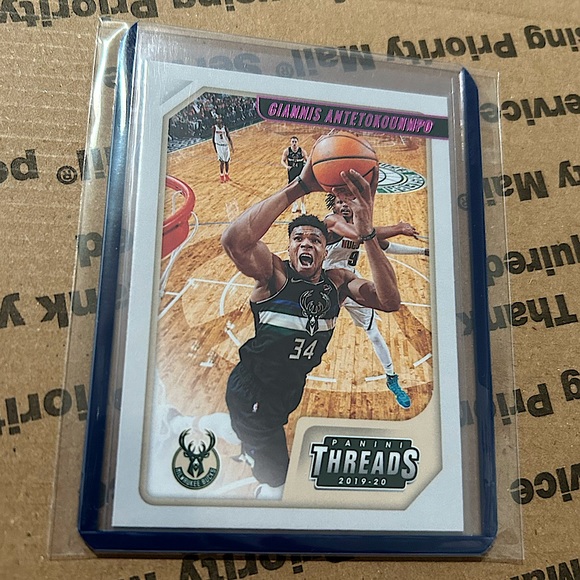 Panini | Other | Giannis Antetokounmpo 2 Chronicles Threads Pink ...